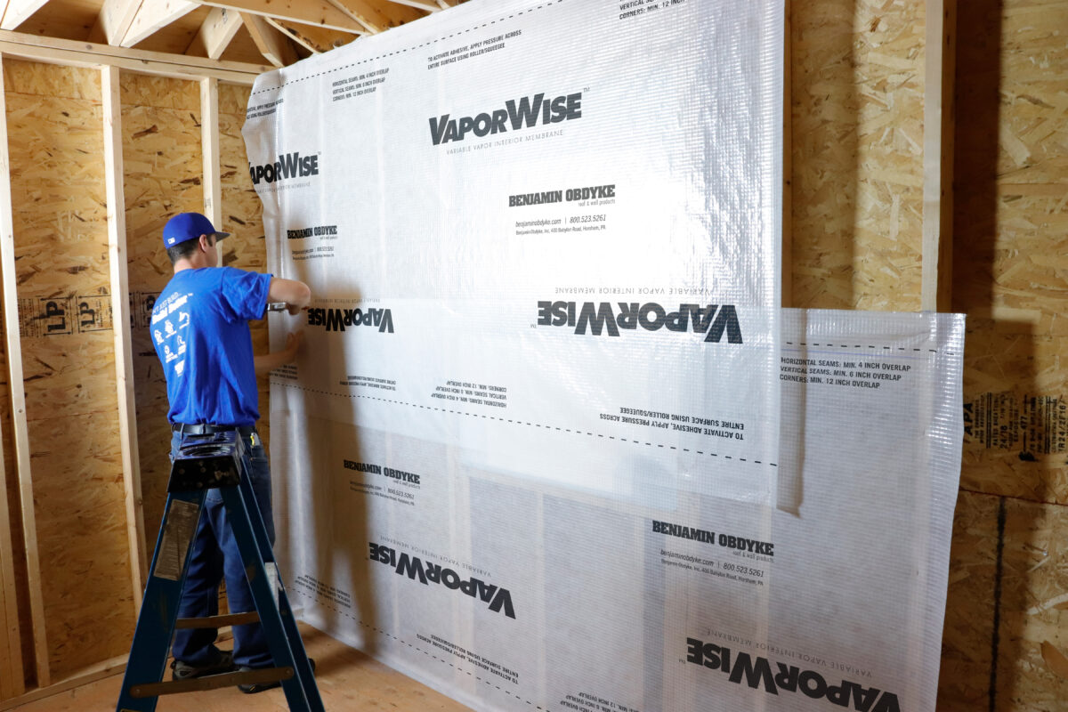 VaporWise™ Vapor-Variable Interior Membrane | Benjamin Obdyke